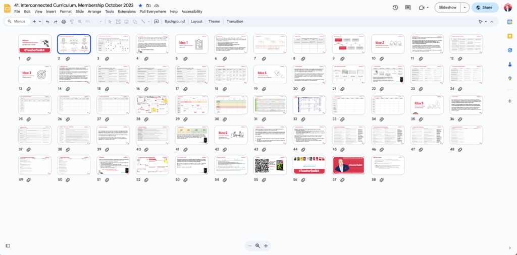 Building an Interconnected Curriculum - TeacherToolkit